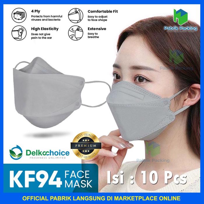 Jual MASKER KF94 4 PLY 3D PROTECTION MASKER KOREAN KF 94 LIGHT GRAY 1PACK - Kota Depok - urasya ...