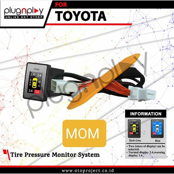 Jual Otoproject TPMS modul pengukur tekanan angin ban All New Fortuner ...