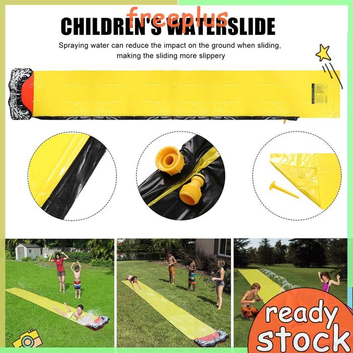Jual Water Slides, Backyard Lawn Grass Water Filled Spray Slip Slides ...