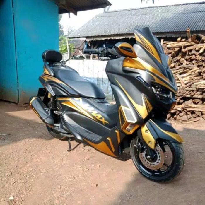 Jual PAKET FULL MODIFIKASI NMAX PREDATOR 2020 edition BLACK N gold ...