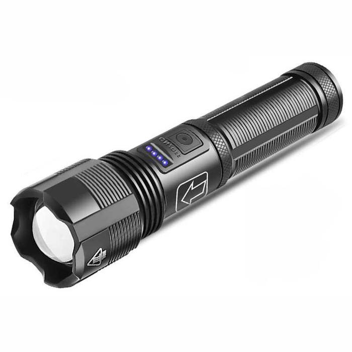 Jual Senter LED XHP70 TACTICAL HUNTING Zoom USB Recharge 4000 Lumens ...