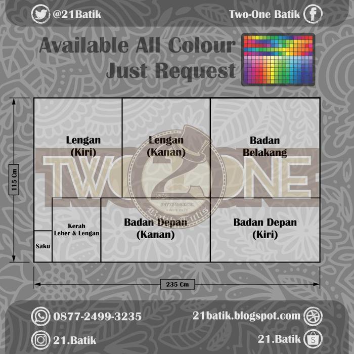 Jual BATIK TULIS MOTIF BURUNG MERAK BLACK EDITION WARNA DASAR HITAM ...