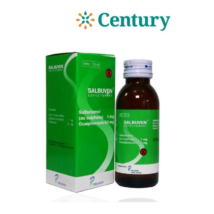 Jual SALBUVEN EXPECTORAN SYRUP 100 ML/BATUK BERDAHAK/BATUK SESAK ...