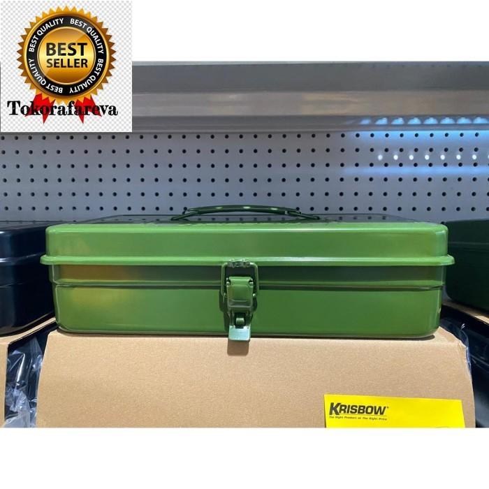 Jual Krisbow Kotak Perkakas Metal 36x19x11.5 Cm / Krisbow tool box besi ...