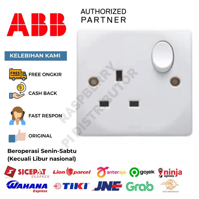 Jual ABB 1G 13A 3 PIN SWITCHED SOCKET CSO113 - Jakarta Barat ...