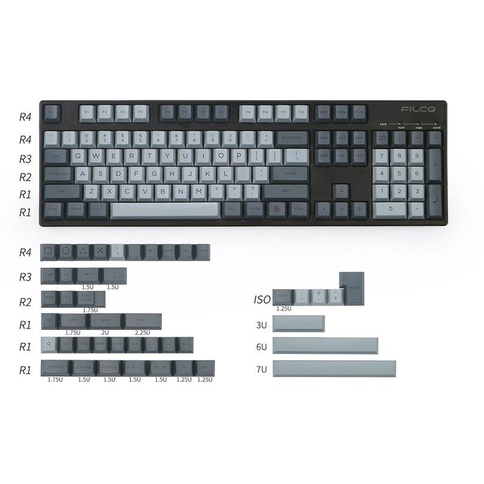 Jual KBDfans Cement Grey PBT Dye-Sub Keycaps FauI - Kota Depok - THE ...