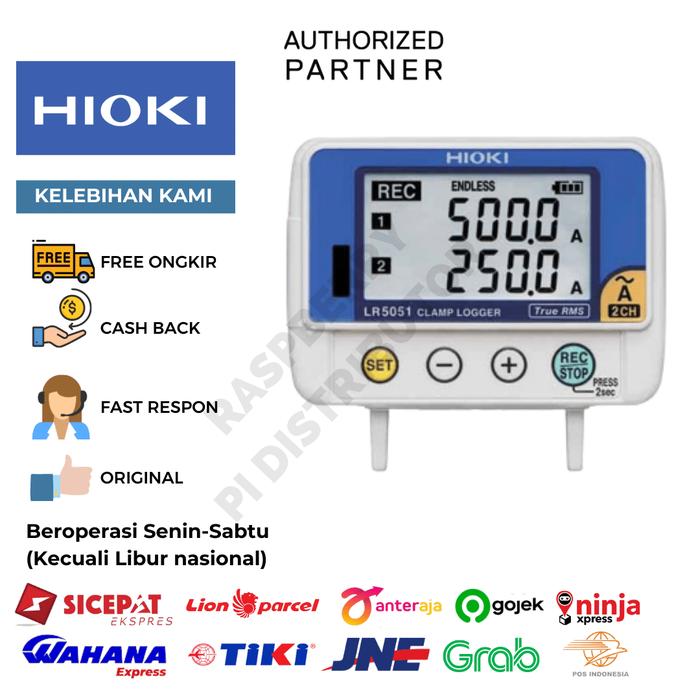 Jual 2-channel Current Data Clamp Logger HIOKI LR5051 - Jakarta Barat ...