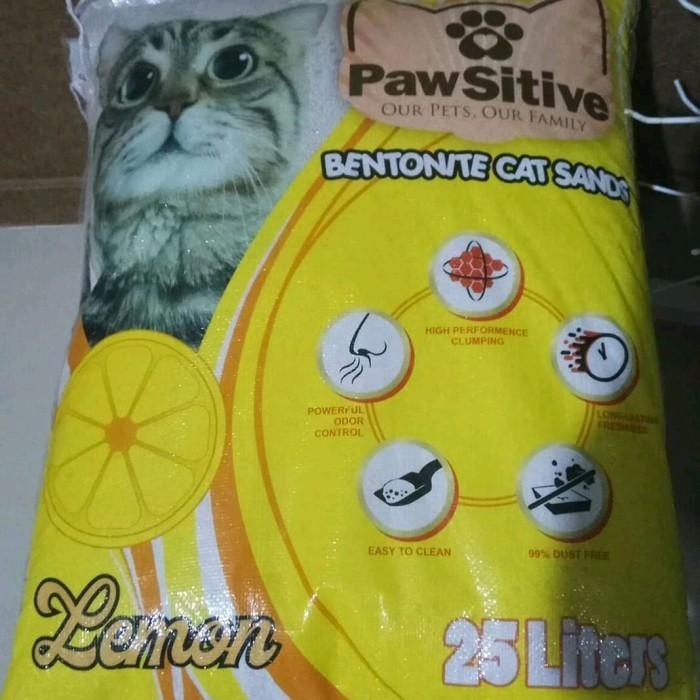 Jual pasir kucing pawsitive 5l gumpal - lemon - Kota Tangerang Selatan ...