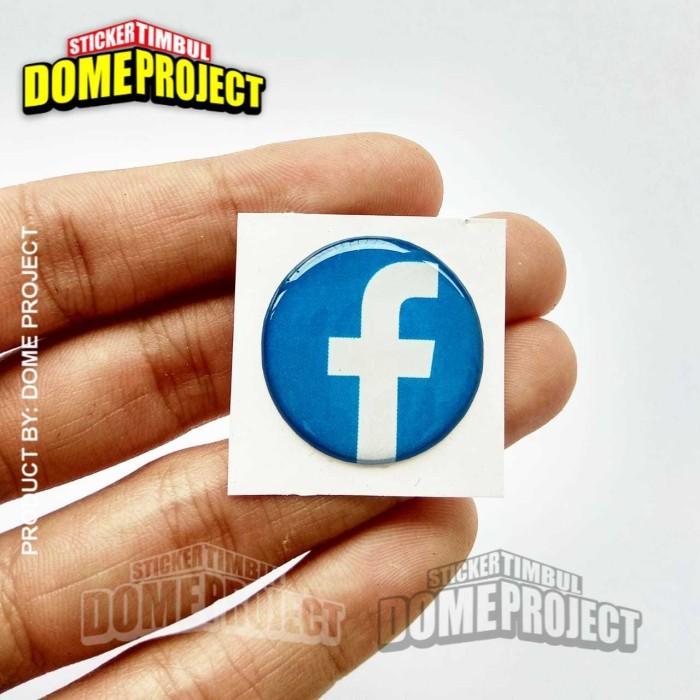 Promo FACEBOOK ICON Emblem Stiker Resin Aksesoris Casing PC dan laptop ...