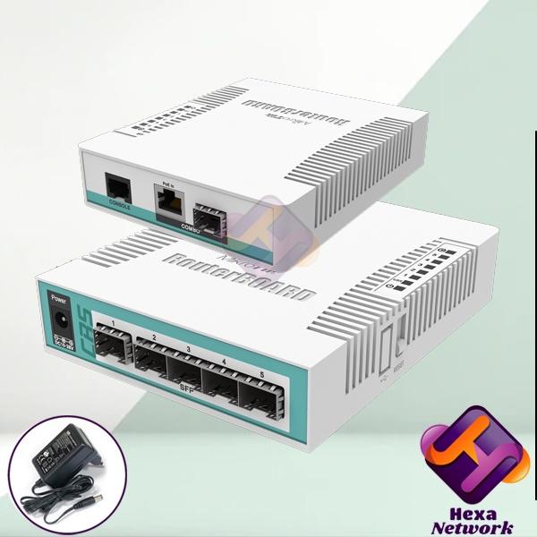 Jual MikroTik CRS106 1C 5S CRS106-1C-5S - Jakarta Barat - Hexa Network | Tokopedia