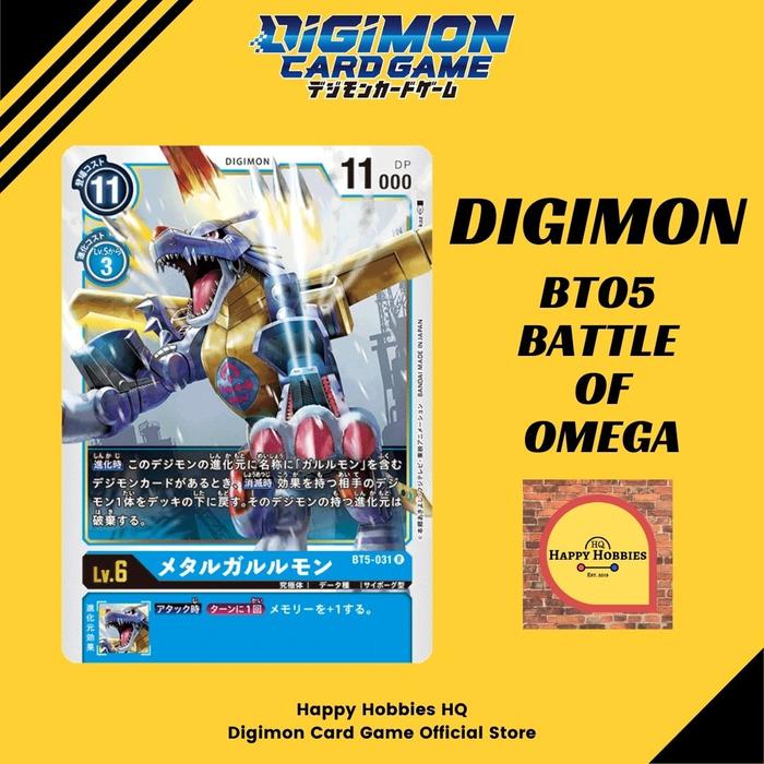 Jual MetalGarurumon BT5-031 Rare Digimon Card Game - Kota Surabaya - Happy Hobbies HQ | Tokopedia