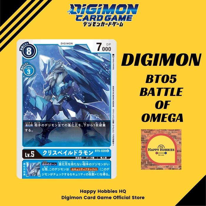 Jual CrysPaledramon BT5-028 Uncommon Digimon Card Game - Kota Surabaya ...