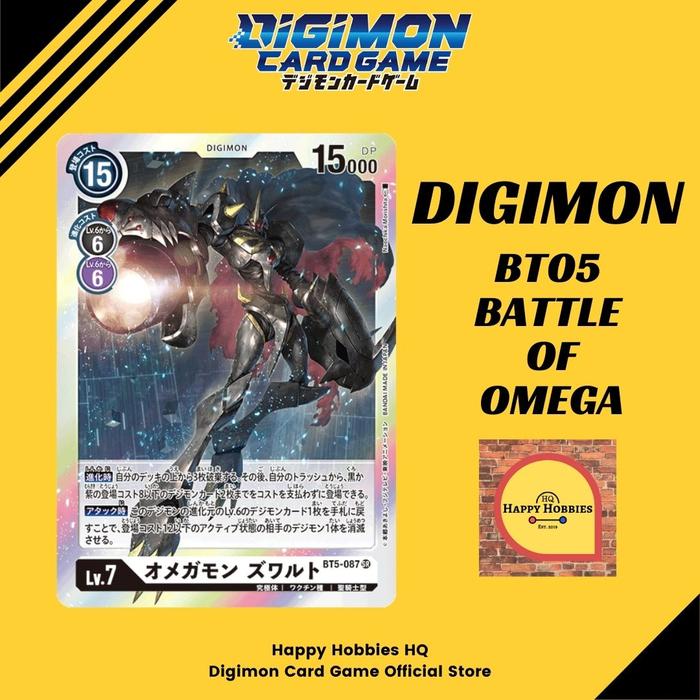 Jual Omegamon Omnimon Zwart BT5-087 Super Rare Digimon Card Game - Kota Surabaya - Happy Hobbies ...