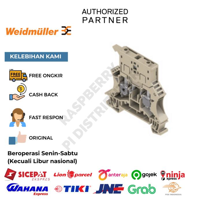 Jual Weidmuller WSI 6 WSI6 1011000000 DISCONNECT FUSE TERMINAL Block ...