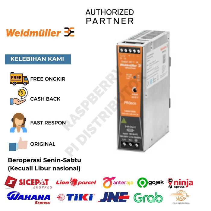 Jual Weidmuller 1469470000 PRO ECO 72W 24V dc Power Supply 3A - Jakarta ...