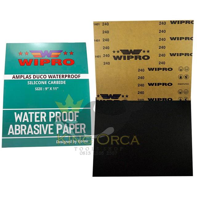 Jual WIPRO Amplas Duco WaterProof 9" Inch x 11" Inch No. 80 - Kota ...