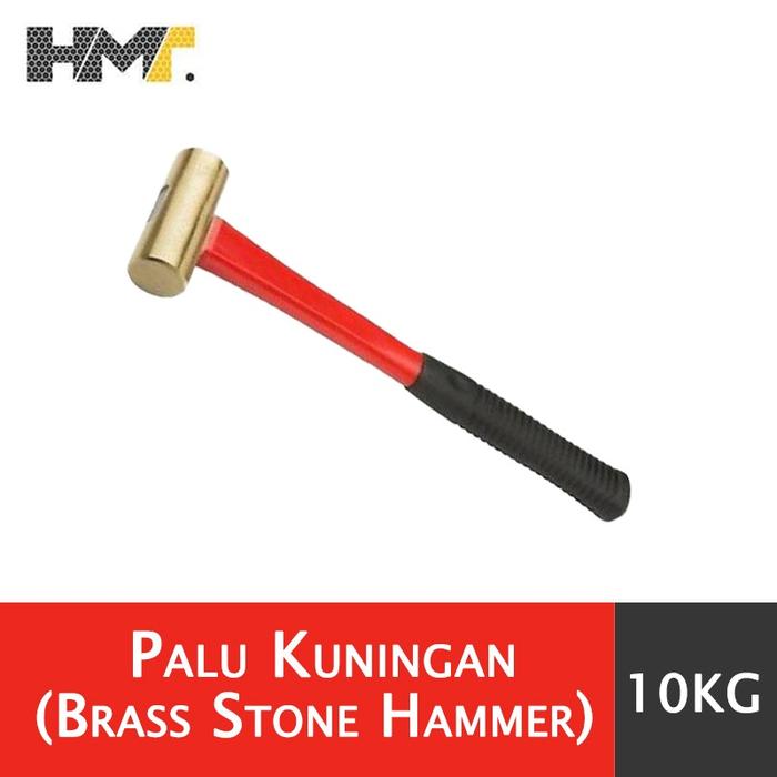 Promo Palu Kuningan 10KG / Brass Stone Hammer ( Palu Batu Kuningan 10kg ...