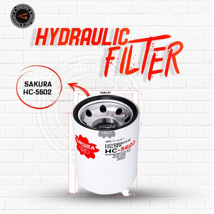 Jual HC-5602 / 68773-62230 Filter Hidrolik Hitachi Kubota Komatsu ...