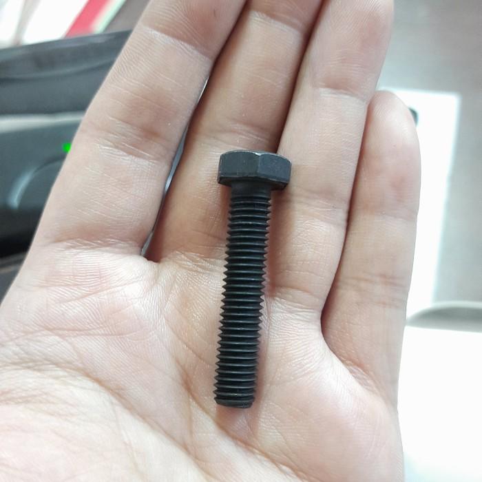 Jual baut mur baja 8.8 HTB m8x40 baut 12 kunci 13 m8 x 40 baut hitam CS ...