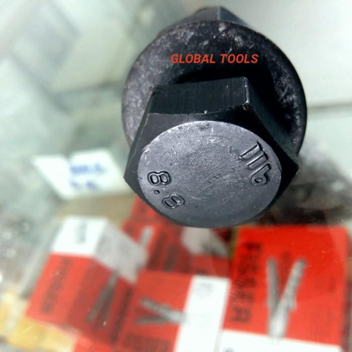 Jual Baut mur baja m16 x 70 full drat bm 8.8 NC 16 x 70 baut hitam baja - Jakarta Utara ...