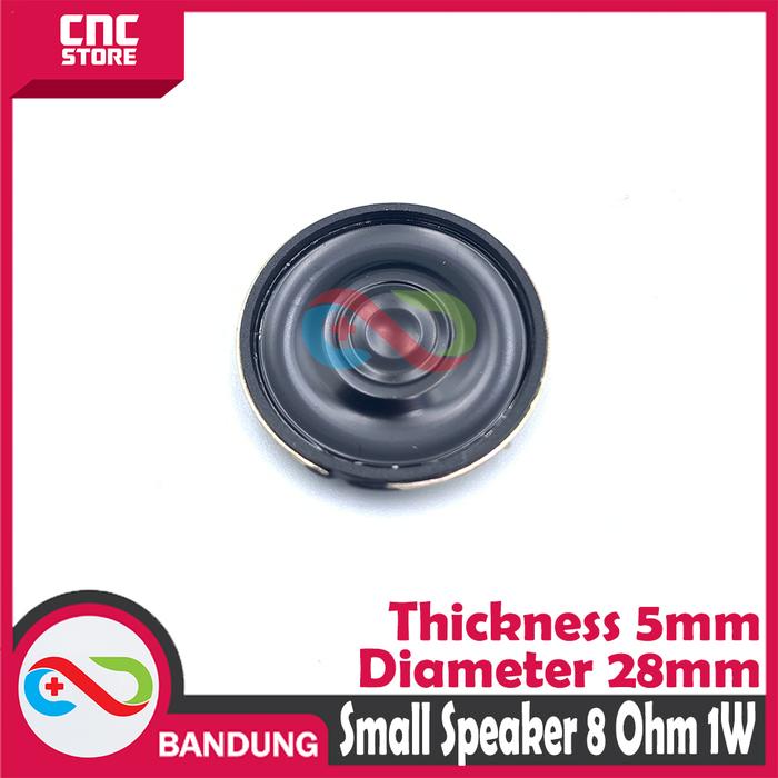 Jual SMALL SPEAKER THICKNESS 5MM DIAMETER 28MM 8R 1W 1W 8OHM - Kota Bandung - CNC STORE BANDUNG ...