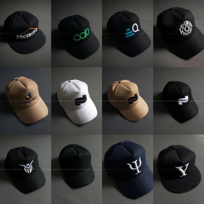 Jual CUSTOM Custom Bordir Topi Baseball Snapback 3D Puff Timbul Flat ...