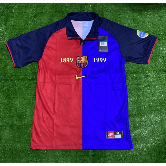 Jual JERSEY RETRO BARCA CENTENARY 1899 1999 jersey bola klasik grade ...