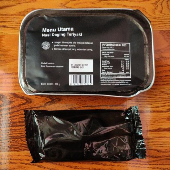 Jual ECERAN RANSUM NARAGA Ration Survival Food MRE TNI AD AU Angkatan ...