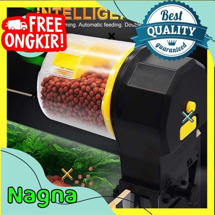 Jual Dispenser Tempat Makan Makanan Ikan Aquarium Pakan Food Timer ...