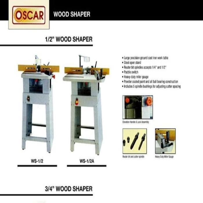 Jual SALE Wood Shaper OSCAR - Mesin Spindle Duduk Oscar - Mesin Profil ...