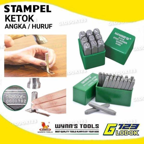 Jual Stempel Ketok Angka Nomor Huruf Stamp Besi Logam Tembaga Emas ...