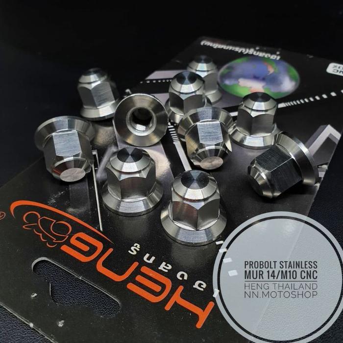 Jual mur Probolt stainless mur 14 topi atau mur m10 original heng ...