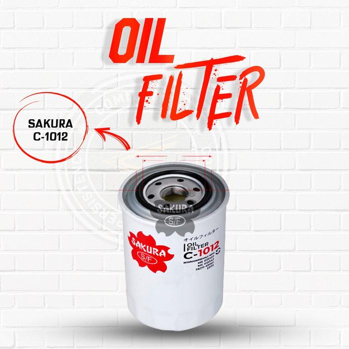 Jual C-1012 / C1012 - Filter Oli / Oil Sakura Saringan Mitsubishi ...