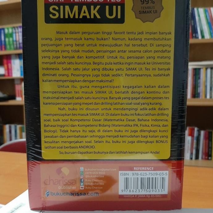 Jual BUKU SIAP TEMBUS TES SIMAK UI 2020-2021 - Jakarta Pusat - Lisa ... Jual BUKU SIAP TEMBUS TES SIMAK UI 2020-2021 - Jakarta Pusat - Lisa ...
