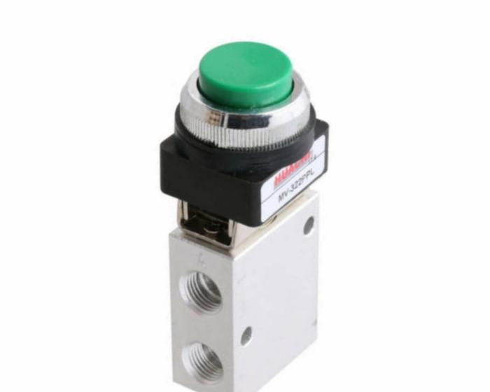 Jual Mechanical Valve Push Button Pneumatic 3/2 1/4" - Kota Bandung - Rizky Makmur Teknik ...