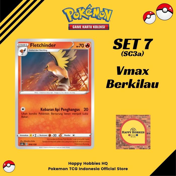 Jual Pokemon TCG Indonesia SC3A 014/159 Fletchinder - Kota Surabaya - Happy Hobbies HQ | Tokopedia