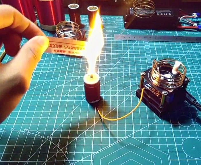 Jual Tesla Electronic Candle Plasma Candle HFSSTC Tesla Coil FaTHOR ...