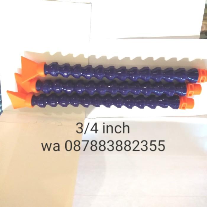 Jual selang flexible water oil coolant pipe drat 3/4 inch harga per pcs ...
