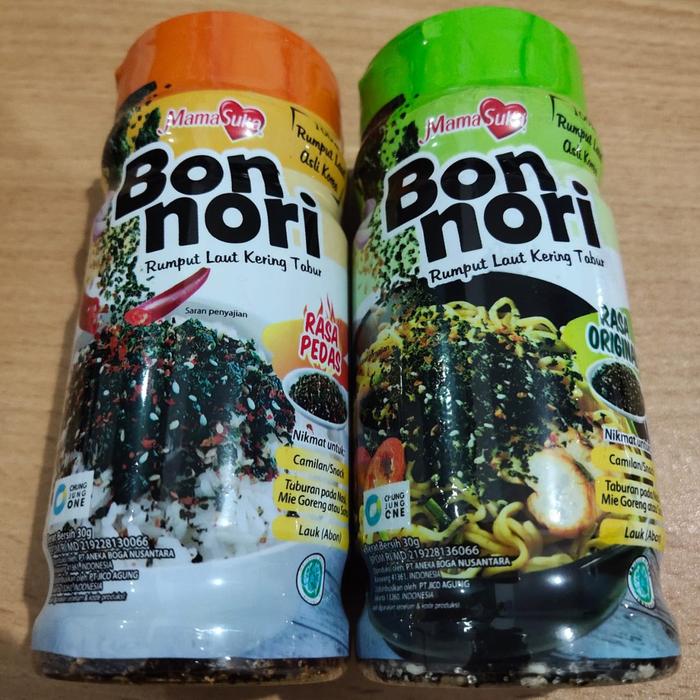 Jual Bon Nori Bonnori Bonori Original dan Pedas Rumput Laut Kering Tabur - Jakarta Pusat ...