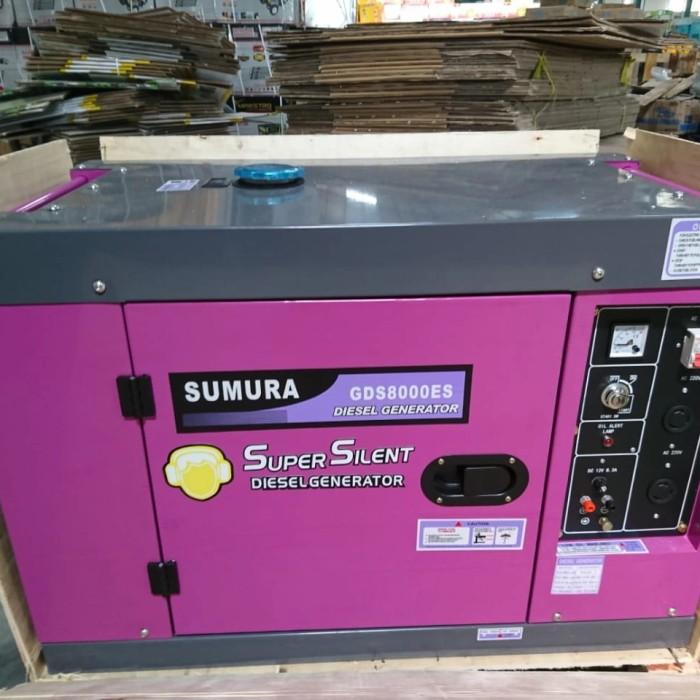 Jual Sumura Generator Set Diesel GDS 8000 ES Genset Solar 6500 Watt ...