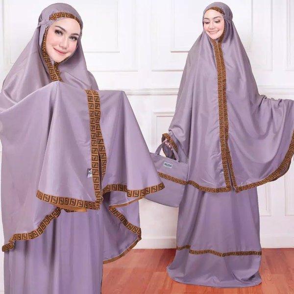Jual mukena wanita dewasa ruku muslim baju sholat mukenah cewek ...