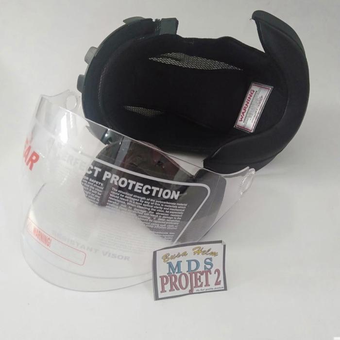 Promo BUSA KACA HELM MDS PROJECT 2 PROJET 2 PIPI FULLSET KANCING ...