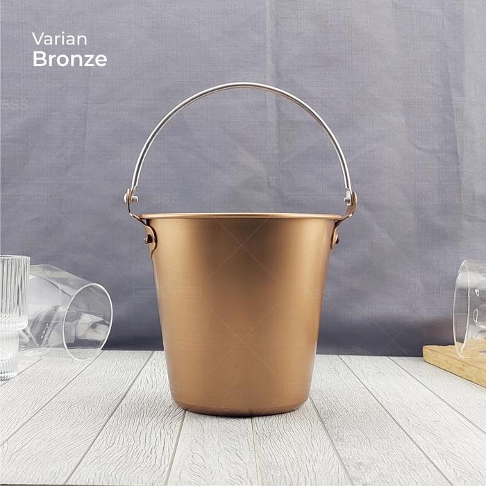 Promo Ice Bucket Aluminium 1L Wadah Ember Es Batu Minuman Dingin ...