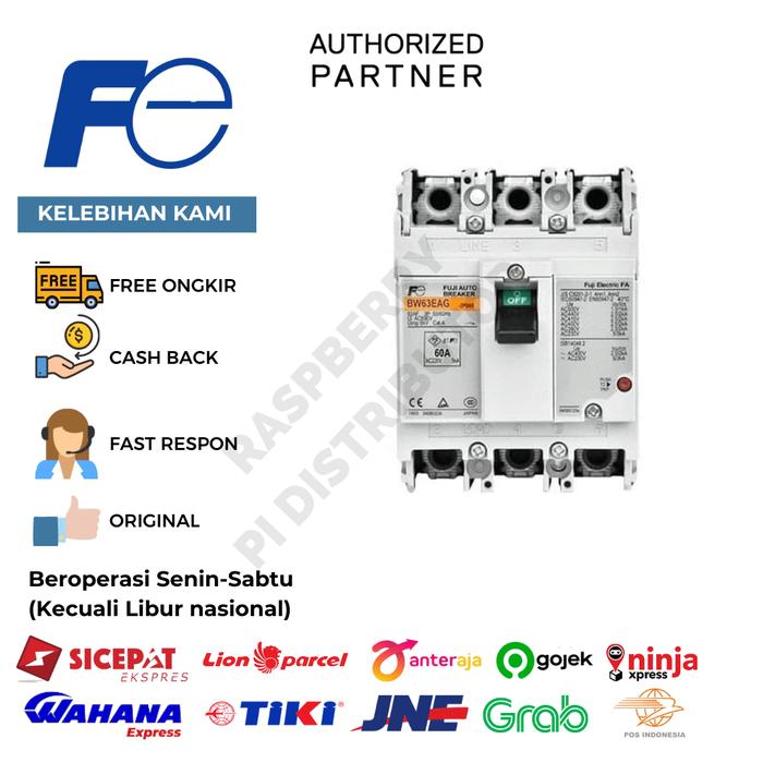 Jual FUJI BW63EAG-2P063 MCCB BW SERIES 63AF 2.5kA 2P 63A - Jakarta ...