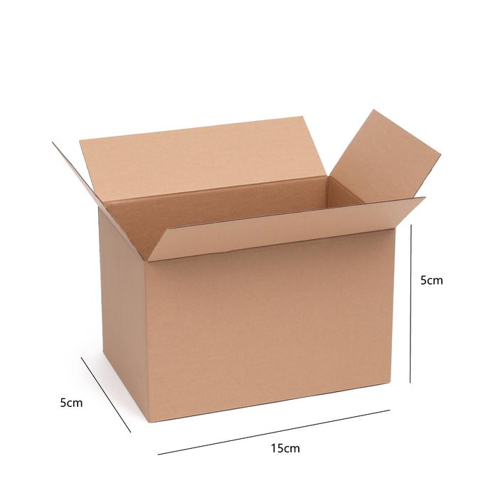 Jual Kardus Kotak Box Polos Corrugated Dus Packaging Karton 15x5x5cm ...