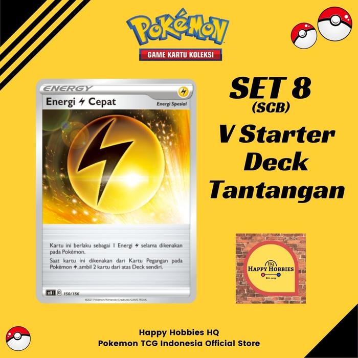 Jual Pokemon TCG Indonesia SCB 150/156 Energi Cepat - Kota Surabaya ...