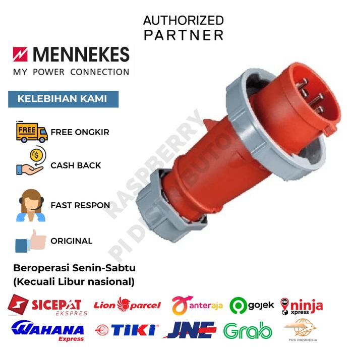 Jual MENNEKES 2175A FOR CONTAINER PLUG AM-TOP 32A 4P 400V IP67 ...