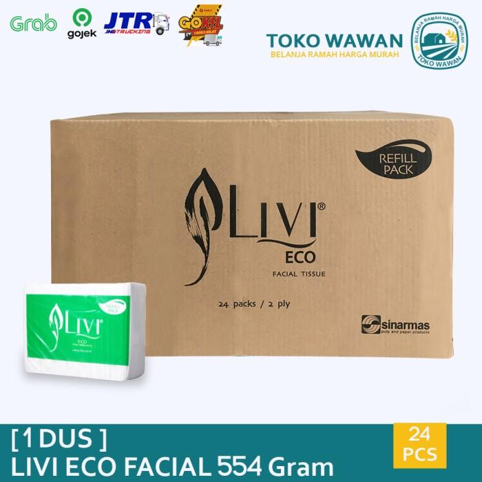 Jual Tissue LIVI ECO Facial 554 Gram / 1 DUS / KARTON isi 24 PACK ...