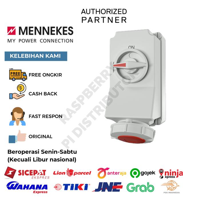 Jual MENNEKES 5792A FOR CONTAINER TERMINAL DUO INTERLOCKED 32A 4P 400V ...