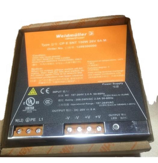 Jual Weidmuller Power Supply CP E SNT 150W 26V 6A 1299300000 - Jakarta ...